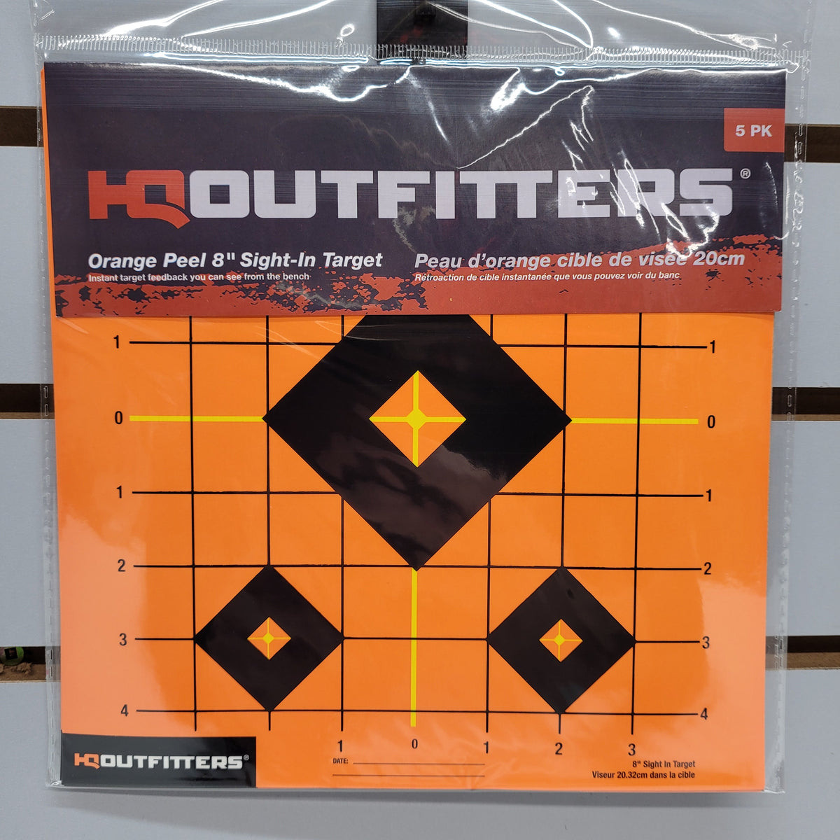 Orange Peel 8" Sight-In Target 5-PK – Extreme Range Outfitters