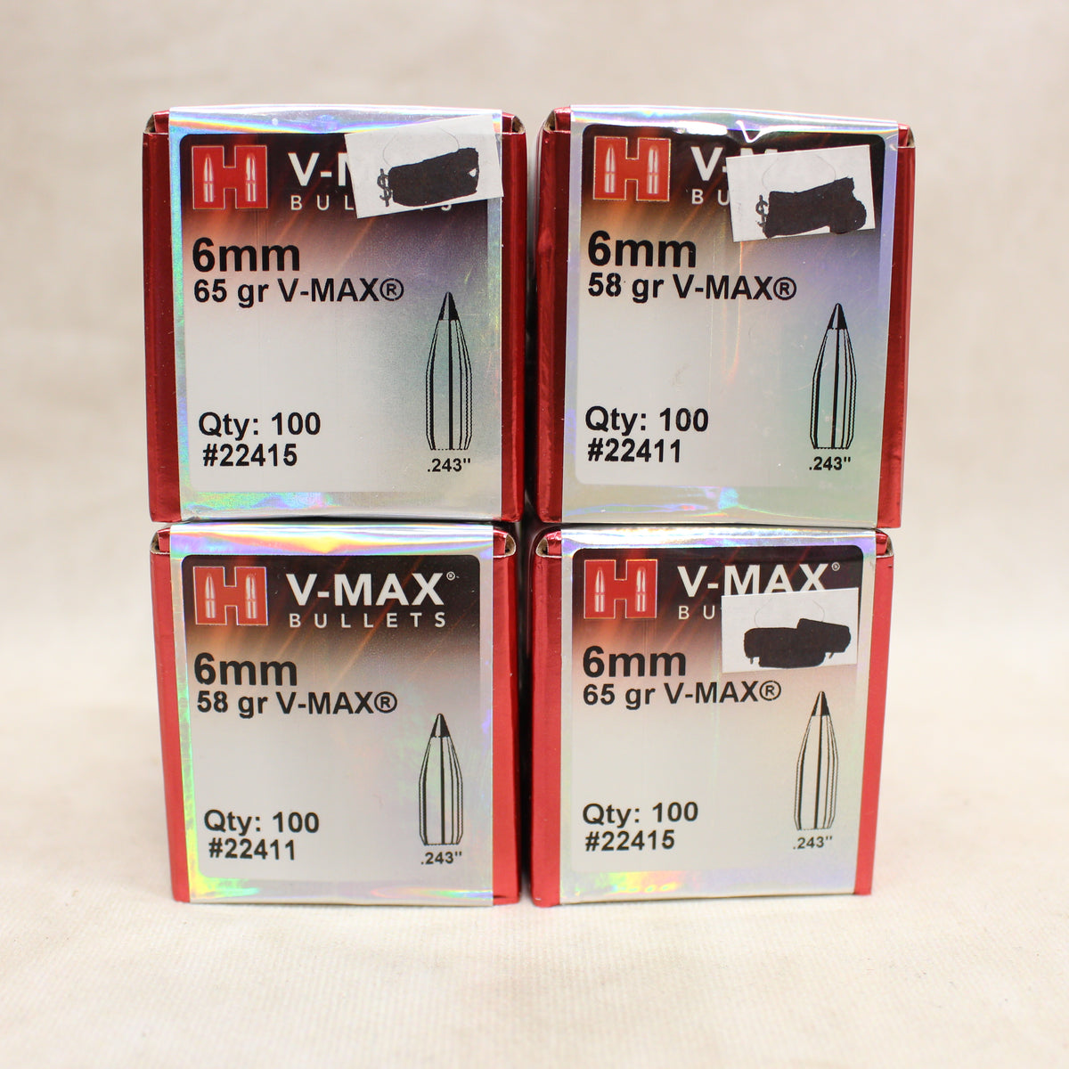Bullets 6mm V-MAX x400 #03105803 – Extreme Range Outfitters