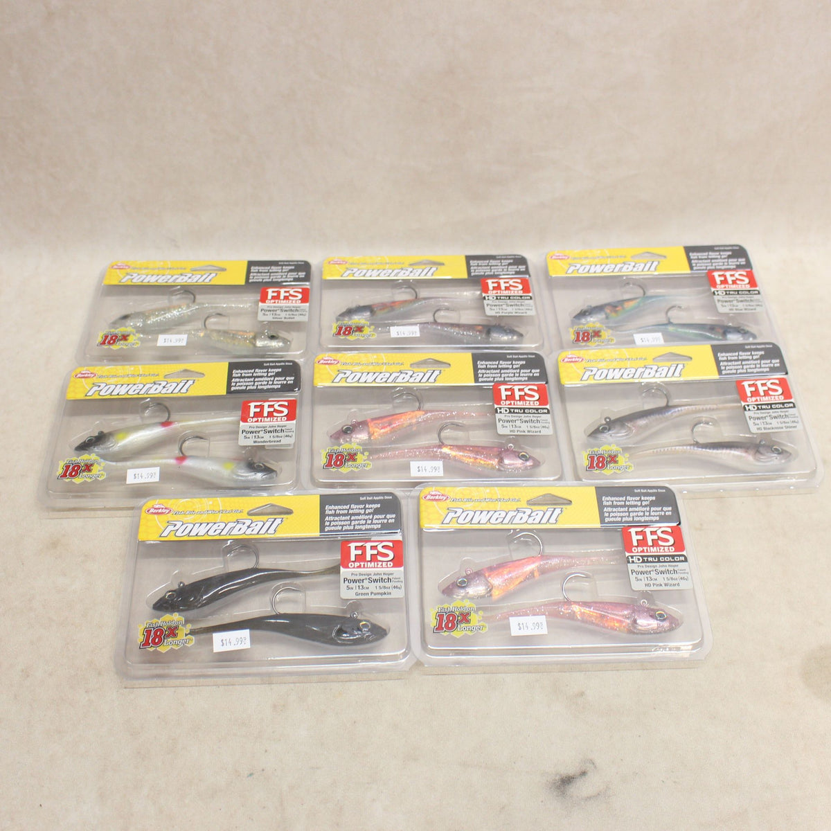 NEW 5" Powerbait Power Switch Lures x16 #06095843 – Extreme Range ...