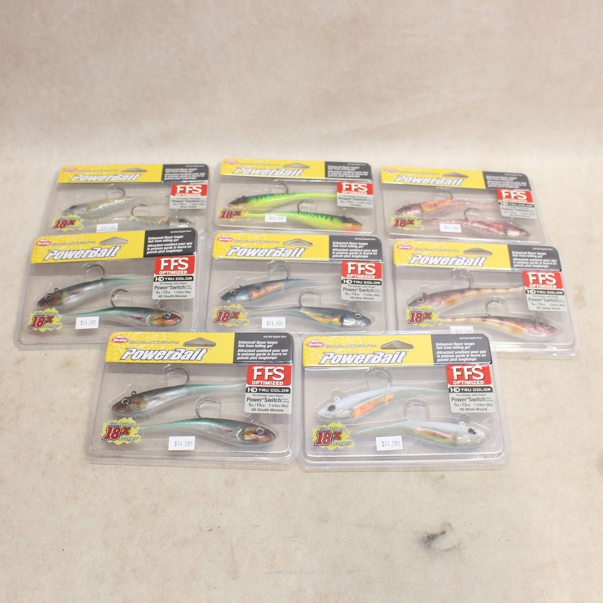 NEW 5" Powerbait Power Switch Lures x16 #06095845 – Extreme Range ...